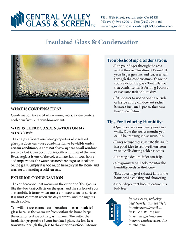 Insulated Glass Units – Central Valley Glass & Screen
